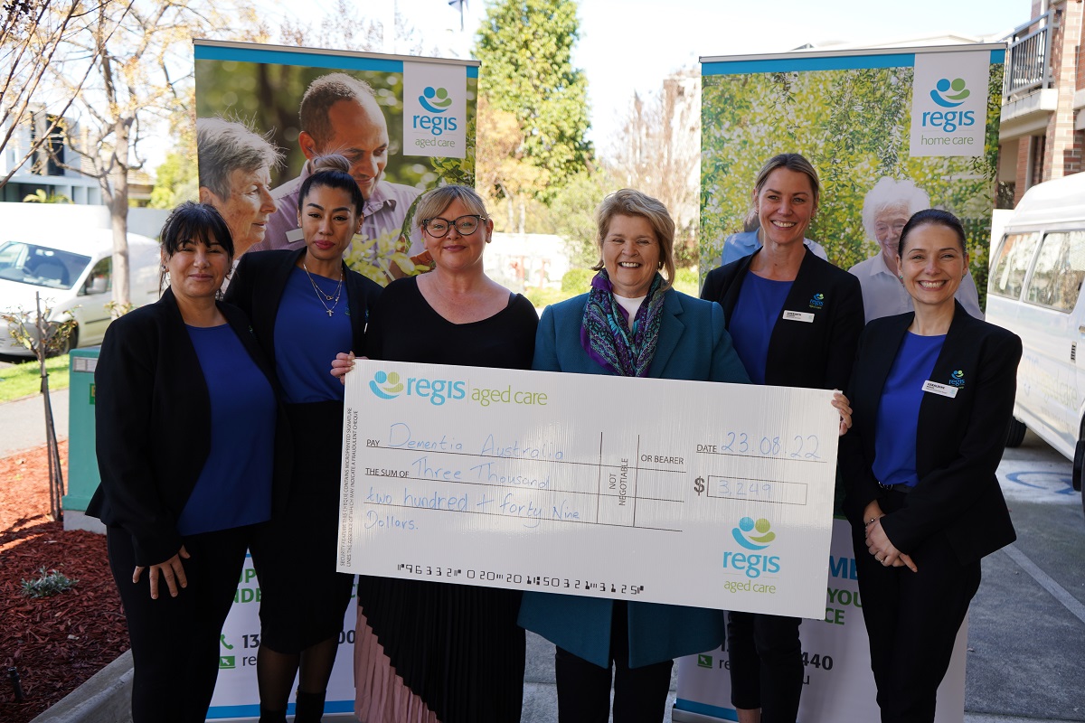 Donation to Dementia Australia – Regis Aged Care