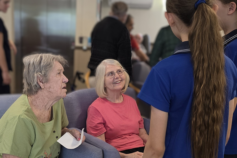Intergenerational joy at Regis Holland Park – Regis Aged Care