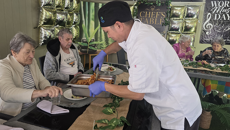 Monthly Chef’s Table brings themed dining to Regis Homes – Regis Aged Care